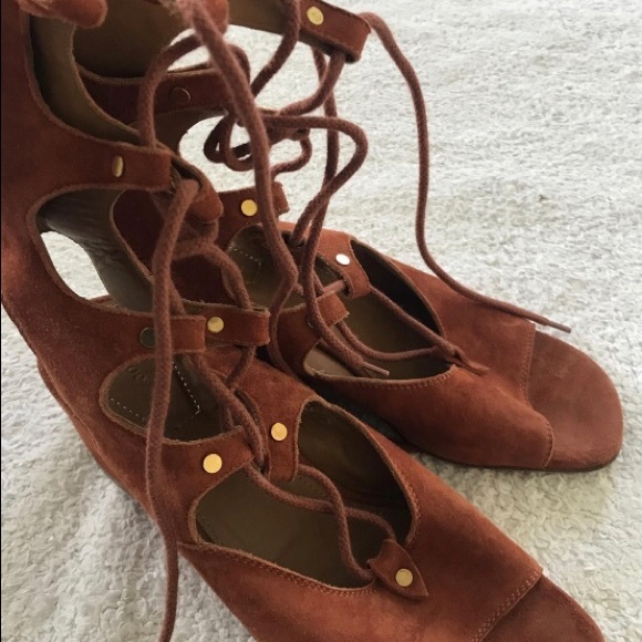 Chloe | Shoes | Chloe Sandal Forster Camel Suede | Poshmark